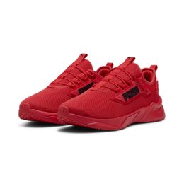 Trainingsschuh Puma "Retaliate 3 Laufschuhe Erwachsene", Damen, Gr. 39, rot (for all time rot schwarz), Obermaterial: Textil, Synthetik. Futter: Textil. Innensohle: Textil. Laufsohle: Synthetik, Gummi, Schuhe