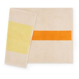 SUITE702 Badematte Colours on the Beach Hellgelb / Orange