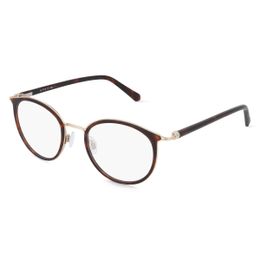 JETTE 7601 Brille Damen | Fassung: Vollrand, Rund, Havanna Gl&auml;nzend