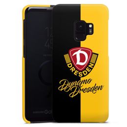 DeinDesign Galaxy S9 Handy Premium Case Smartphone Handyh&uuml;lle Schutzh&uuml;lle matt Sg Dynamo Dresden Official Licensed Product Sgd Premium Case