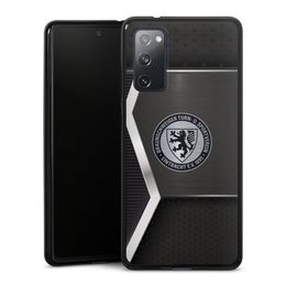 DeinDesign Galaxy S20 FE Handy Silikon H&uuml;lle Case schwarz Handyh&uuml;lle Official Licensed Product Metallic Look Eintracht Braunschweig