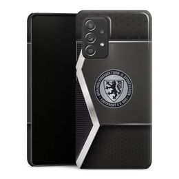 DeinDesign Galaxy A52s 5G Handy Premium Case Smartphone Handyh&uuml;lle Schutzh&uuml;lle gl&auml;nzend Official Licensed Product Metallic Look Eintracht Braunschweig Premium 