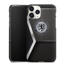DeinDesign iPhone 11 Pro Handy Premium Case Smartphone Handyh&uuml;lle Schutzh&uuml;lle matt Metallic Look Eintracht Braunschweig Official Licensed Product Premium Case