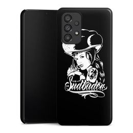DeinDesign Galaxy A33 5G Handy Premium Case Smartphone Handyh&uuml;lle Schutzh&uuml;lle gl&auml;nzend Official Licensed Product Sc Freiburg Woman Premium Case