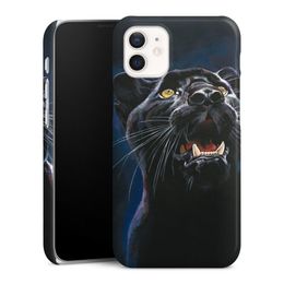 DeinDesign iPhone 12 mini Handy Premium Case Smartphone Handyh&uuml;lle Schutzh&uuml;lle gl&auml;nzend Panther Animals Jungle Premium Case