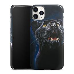 DeinDesign iPhone 11 Pro Max Handy Premium Case Smartphone Handyh&uuml;lle Schutzh&uuml;lle gl&auml;nzend Panther Animals Jungle Premium Case