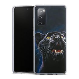 DeinDesign Galaxy S20 FE Handy Silikon H&uuml;lle Case transparent Handyh&uuml;lle Panther Animals Jungle Silikon Case