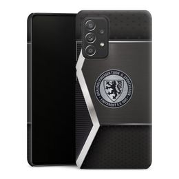 DeinDesign Galaxy A52s 5G Handy Premium Case Smartphone Handyh&uuml;lle Schutzh&uuml;lle matt Official Licensed Product Metallic Look Eintracht Braunschweig Premium Case