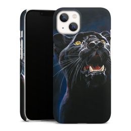 DeinDesign iPhone 13 Handy Premium Case Smartphone Handyh&uuml;lle Schutzh&uuml;lle matt Panther Animals Jungle Premium Case