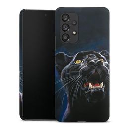 DeinDesign Galaxy A53 5G Handy Premium Case Smartphone Handyh&uuml;lle Schutzh&uuml;lle matt Panther Jungle Animals Premium Case