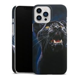 DeinDesign iPhone 13 Pro Max Handy Premium Case Smartphone Handyh&uuml;lle Schutzh&uuml;lle matt Panther Animals Jungle Premium Case