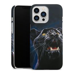 DeinDesign iPhone 13 Pro Handy Premium Case Smartphone Handyh&uuml;lle Schutzh&uuml;lle matt Panther Animals Jungle Premium Case
