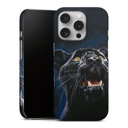 DeinDesign iPhone 16 Pro Handy Premium Case Smartphone Handyh&uuml;lle Schutzh&uuml;lle matt Panther Animals Jungle Premium Case