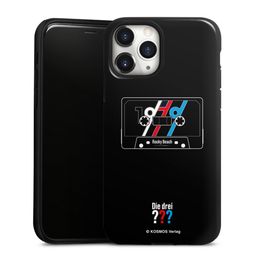 DeinDesign iPhone 11 Pro Handy Panzer Handyh&uuml;lle robuste Outdoor H&uuml;lle Schutzh&uuml;lle gl&auml;nzend Official Licensed Product Die Drei ??? Cassette Tough Case