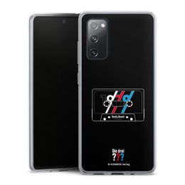 DeinDesign Galaxy S20 FE Handy Silikon H&uuml;lle Case transparent Handyh&uuml;lle Official Licensed Product Cassette Die Drei ??? Silikon Case
