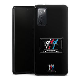 DeinDesign Galaxy S20 FE Handy Silikon H&uuml;lle Case schwarz Handyh&uuml;lle Official Licensed Product Cassette Die Drei ???