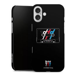 DeinDesign iPhone 16 Plus Handy Premium Case Smartphone Handyh&uuml;lle Schutzh&uuml;lle matt Official Licensed Product Die Drei ??? Cassette Premium Case