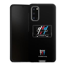 DeinDesign Galaxy S20 Handy Panzer Handyh&uuml;lle robuste Outdoor H&uuml;lle Schutzh&uuml;lle matt Official Licensed Product Die Drei ??? Cassette Tough Case