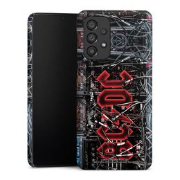 DeinDesign Galaxy A33 5G Handy Premium Case Smartphone Handyh&uuml;lle Schutzh&uuml;lle gl&auml;nzend Merchandise Acdc Official Licensed Product Premium Case