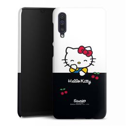 DeinDesign Galaxy A50 Handy Premium Case Smartphone Handyh&uuml;lle Schutzh&uuml;lle matt Hello Kitty Cherry Official Licensed Product Premium Case