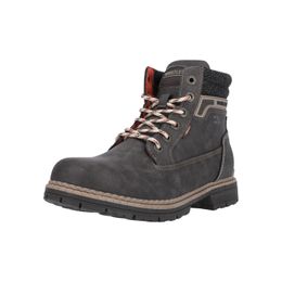 Stiefel WHISTLER "Gentore", Damen, Gr. 46, schwarz (schwarz, grau), Kunstfaser, Lederimitat, Schuhe Stiefel, mit Schn&uuml;rung und Allwetterprofil