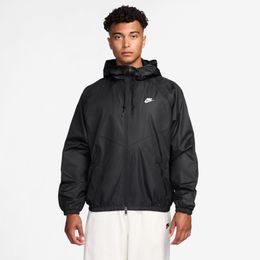 Outdoorjacke Nike Sportswear "Nike Windrunner Men's Lined Jacket", Herren, Gr. XL, schwarz, wei&szlig;, Obermaterial: 100% Polyester, Jacken Outdoorjacke, sportlicher Stil, leichtes Design