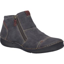 Stiefelette Josef Seibel "Fergey 46, titan-kombi", Damen, Gr. 38, grau (titan, kombi), Obermaterial: 100% Rindsleder Leather cow., Schuhe Stiefelette