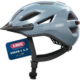 Fahrradhelm Abus "URBAN-I 4.0" Gr. L, blau (glacier blau), Helme, L/906 Kopfumfang: 57cm - 61cm