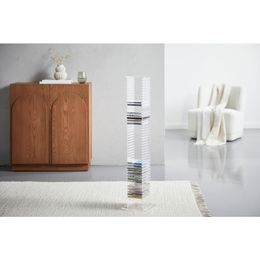 Xora Cd-St&auml;nder, Klar, Kunststoff, 20x101x20 cm, Wohnzimmer, Regale, CD & DVD-Regale