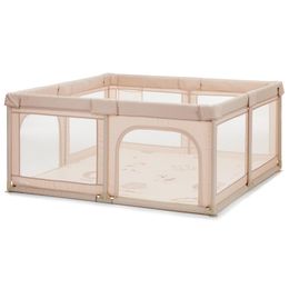 fillikid Laufgitter Malta, Beige, Textil, 156x68x156 cm, Babym&ouml;bel, Laufstall Baby