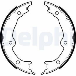 DELPHI Bremsbackensatz, Feststellbremse ls2130 f&uuml;r ACURA HONDA LEXUS