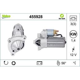 Valeo Starter 455928 f&uuml;r Peugeot TALBOT LANCIA Citro&euml;n Fiat MITSUBISHI