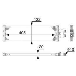 Mahle &Ouml;lk&uuml;hler, Automatikgetriebe clc64000p f&uuml;r Mercedes