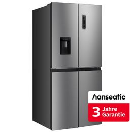 Hanseatic Multi Door "HCDC18080CWD", Energieeffizienz: C (A-G), silber (edelstahl), Wasserspender, K&uuml;hlschr&auml;nke, inkl. 3 Jahre Herstellergarantie, Topseller