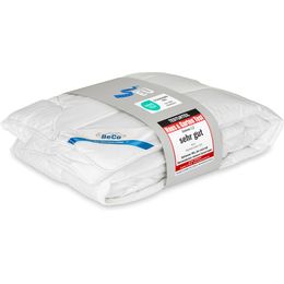 Microfaserbettdecke Beco "Medibett Cotton Soft, Bettdecken f&uuml;r Sommer und Winter, Decke", wei&szlig;, B:135cm L:200cm, Bezug: 80% Polyester, 20% Baumwolle. F&uuml;llung: 100% Polyester, Bettdecken, Microfaserbettdecke, Bettdecke 135x200 cm, allergiker geeignet (Hausstauballerker)
