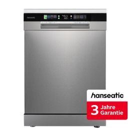 Hanseatic Standgeschirrsp&uuml;ler "HG6085A147831FS", Energieeffizienz: A (A-G), silber (silberfarben), B:59,8cm H:85cm T:60cm, Geschirrsp&uuml;ler, inkl. 3 Jahre Herstellergarantie