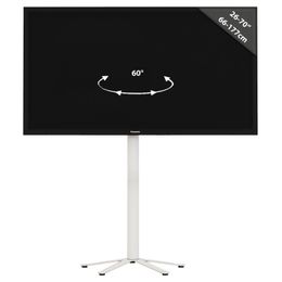 Wohnzimmertisch Vcm "Design Premium TV Standfu&szlig; Rack Fernseh Xila ZW", wei&szlig;, B:61cm T:61cm, Regale, TVRack