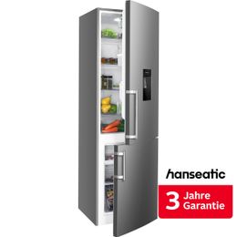 Hanseatic K&uuml;hl-/Gefrierkombination "HKGK17954DWDI", Energieeffizienz: D (A-G), silber (edelstahl), Rechtsanschlag, K&uuml;hlschr&auml;nke, inkl. 3 Jahre Herstellergarantie, Topseller