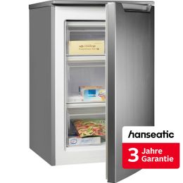 Hanseatic Gefrierschrank "HGS8555B", Energieeffizienz: B (A-G), silber (silberfarben), B:55cm H:85cm T:58cm, Gefrierschr&auml;nke, inkl. 3 Jahre Herstellergarantie