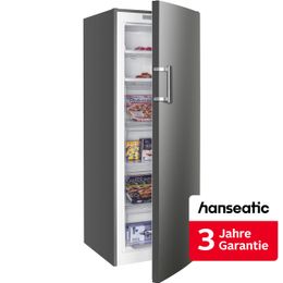 Hanseatic Gefrierschrank, Energieeffizienz: D (A-G), silber (silberfarben), B:54cm H:170,5cm T:60cm, Gefrierschr&auml;nke, inkl. 3 Jahre Herstellergarantie, Topseller