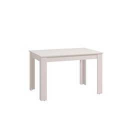 Esstisch Home Affaire "Hamar Esszimmertisch 120x80, Wei&szlig; oder Eiche Holz K&uuml;chentisch", wei&szlig; (opaque wei&szlig;), B:120cm H:77cm T:80cm, Tische, Esstisch, Verl&auml;ngerbar durch Einlegeplatte, max. Breite 160 cm