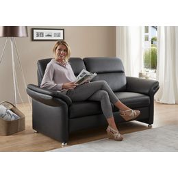 2-Sitzer DIE PLANBAR "PN-EM16031, Breite 170 cm, ohne Kopfst&uuml;tzen", schwarz, B:170cm H:96cm T:92cm, Sofas, Echtleder mit Federkern