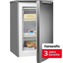 Hanseatic Gefrierschrank "HGS8555A3", Energieeffizienz: C (A-G), silber (silberfarben), B:55cm H:85cm T:58cm, Gefrierschr&auml;nke, inkl. 3 Jahre Herstellergarantie