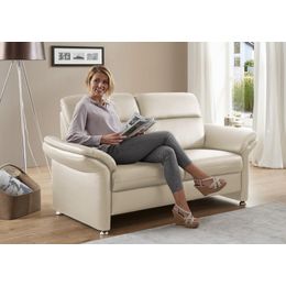 2-Sitzer DIE PLANBAR "PN-EM16031, Breite 170 cm, ohne Kopfst&uuml;tzen", beige (ecru), B:170cm H:96cm T:92cm, Sofas, Echtleder mit Federkern