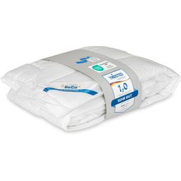 Microfaserbettdecke Beco "Beco Greenfirst, Bettdecke 135x200 und weitere Gr&ouml;&szlig;en", wei&szlig;, B:135cm L:200cm, 100% Polyester, Bettdecken, Microfaserbettdecke, Bettdecke "normal" getestet von Trusted Heroes mit einer Note von 1,0