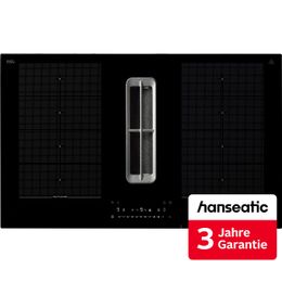 Hanseatic Kochfeld mit Dunstabzug "HDI4B9074SB", Energieeffizienz: A++ (A+++-D), schwarz, B:79cm, Kochfelder, inkl. 3 Jahre Herstellergarantie
