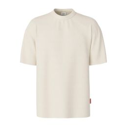 JOOP! T-Shirt JOOP JEANS "Aldric", Jungen, Gr. L, natural, Single Jersey, Obermaterial: 65% Modal, 35% Polyester, unifarben, regular fit taillenbedeckt, Rundhals, eingesetzt abgesteppte Kante, Shirts T-Shirt, Regular fit mit Rundhalsausschnitt