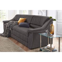 3-Sitzer DOMO collection "Lale formsch&ouml;nes und komfortables Sofa, zeitlos und elegant", braun (schlamm), B:198cm H:88cm T:93cm, Microfaser PRIMABELLE (100% Polyester);Struktur grob (85% Polyester, 15% Polyacryl);Struktur (100% Polyester), Sofas, optimal f&uuml;r kleinere R&auml;ume