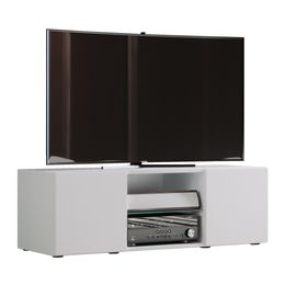 Wohnzimmertisch Vcm "Holz TV Lowboard M&ouml;bel Fernsehschrank Lowina", wei&szlig;, B:95cm T:36cm, Regale, TV-Sideboard
