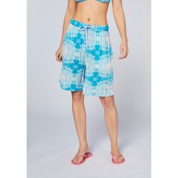Shorts Chiemsee, Damen, Gr. L (40), Normalgr&ouml;&szlig;en, blau (tropical breeze), 100% Viskose, Hosen Shorts